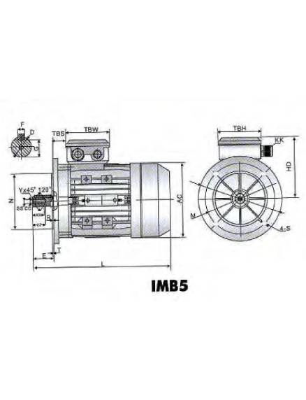 HA Series IMB5 - 4 Pole
